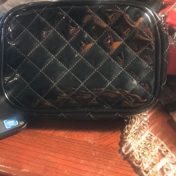 Ariana Grande | Bags | Ariana Grande Black Patent Purse | Poshmark